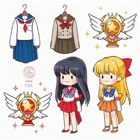 Q版动漫 美少女战士 美美哒 美少女战士 动漫