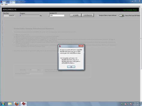 Problem With Data Rate For Ads1299ecg Fe Software Data Converters Forum Data Converters Ti
