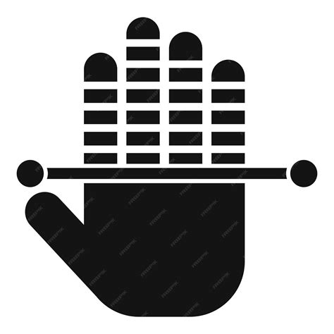 Premium Vector Fast Palm Scan Icon Simple Vector Board Code Id