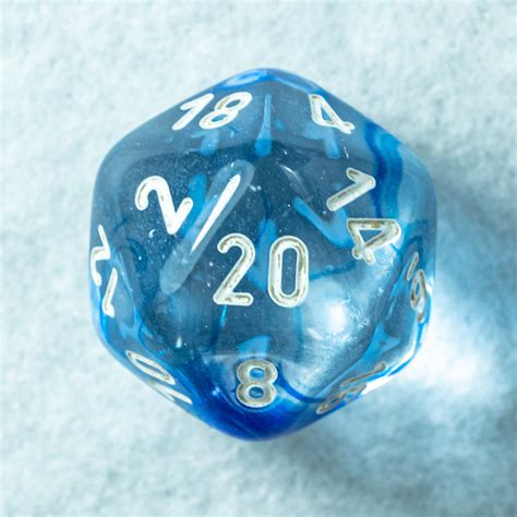 Nebula Bleu Foncé Blanc Set De Dés Jdr Chessex