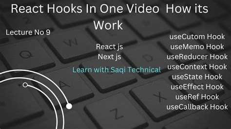 Lecture No 9 React Hook In One Video How Its Work And Used Reacthooks