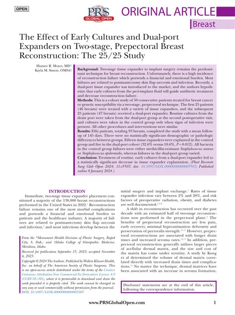 PDF The Effect Of Early Cultures And Dual Port Expanders On Two Stage
