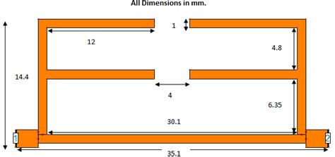 Top Layer Of The Proposed Microstrip Band Elimination Filter Download