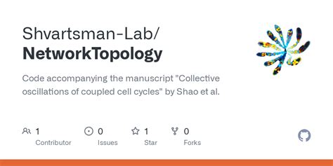 Github Shvartsman Lab Networktopology Code Accompanying The Manuscript Collective
