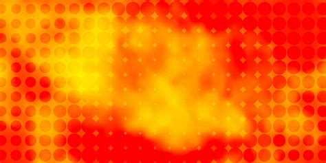 Light Orange Vector Layout With Circle Shapes Colorful Illustration With Gradient Dots In Nature