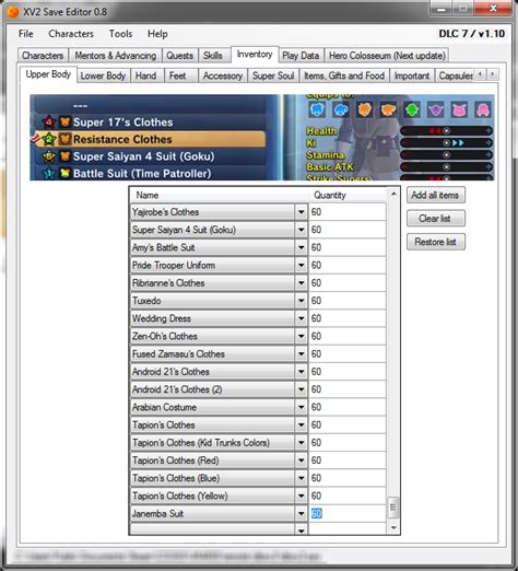 Xenoverse 2 Save Editor Xv2 Save Editor 0801
