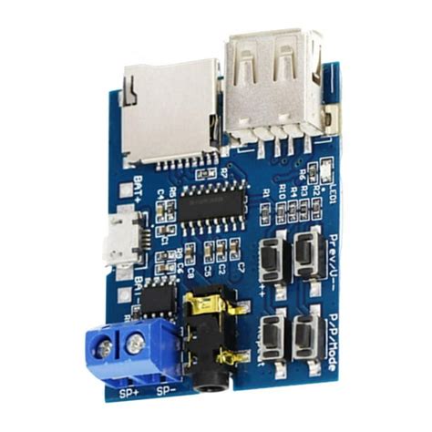 Voice Power Amplifier Template Support Tf Card U Disk Mp3 Decoding Player Module Bodega