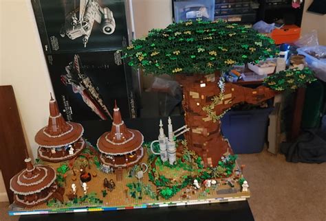Wookie Village Of Kashyyyk Moc Complete Section 24 Rlegostarwars