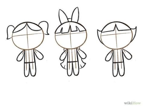 How To Draw The Powerpuff Girls Step By Step Drawing Guide By Dawn