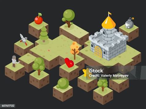 등극 3d 게임 플레이 장면 벡터 여가활동 게임에 대한 스톡 벡터 아트 및 기타 이미지 여가활동 게임 등측투영법 비디오 게임 Istock