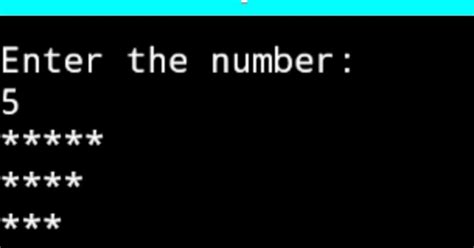 Codeforhunger Learn Coding Easily C Program To Print Inverted Half