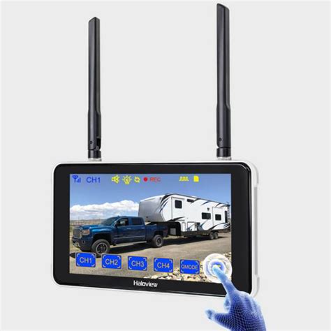Byte Tango BT R Touch Plus V P Wireless Backup Camera System With Marker Light Touch Screen