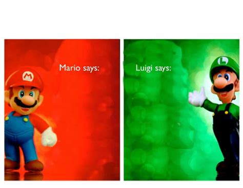 {meme Template} Mario Says Luigi Says [hq] {meme Template} Imgflip