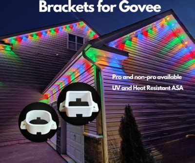 Bracket For Govee Pro Permanent Outdoor Light Clip Eave Soffit Ebay
