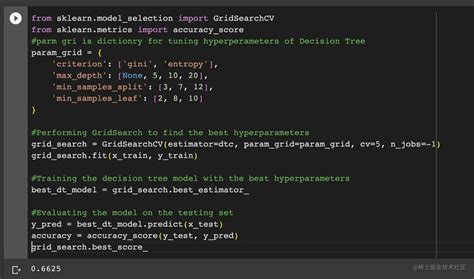 掌握模型性能使用 GridSearchCV 调整超参数使用 GridSearchCV 进行超参数优化的综合指南 i 掘金
