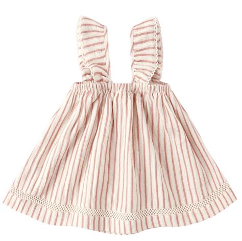 G Ruffle Tank Dress Vintage Stripe Ana Banana