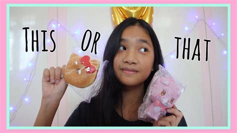 This Or That Squishy Tag Youtube