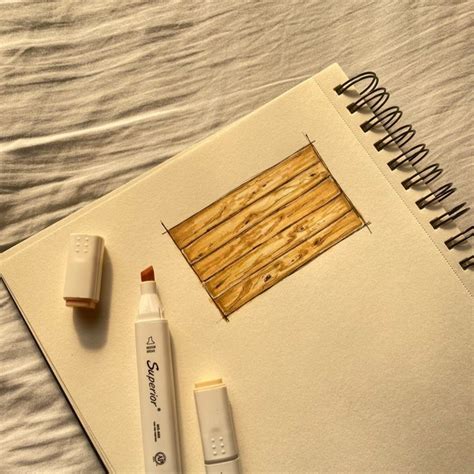 Wood Texture Marker Rendering For Architecture Presentation