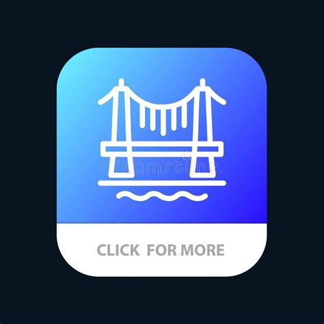 Bridge Building City Cityscape Mobile App Button Android And Ios