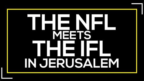 We All Speak Ball Ep 3 The Nfl Meets The Ifl Youtube