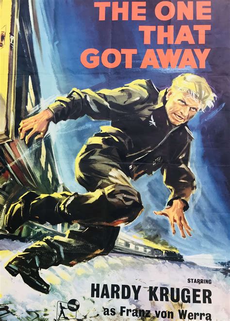 The One That Got Away Film Poster Starring Hardy Kruger In Ephemera
