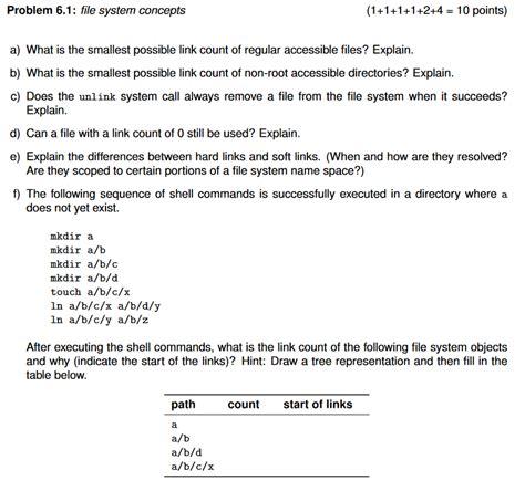 Problem 61 File System Concepts 111124 10