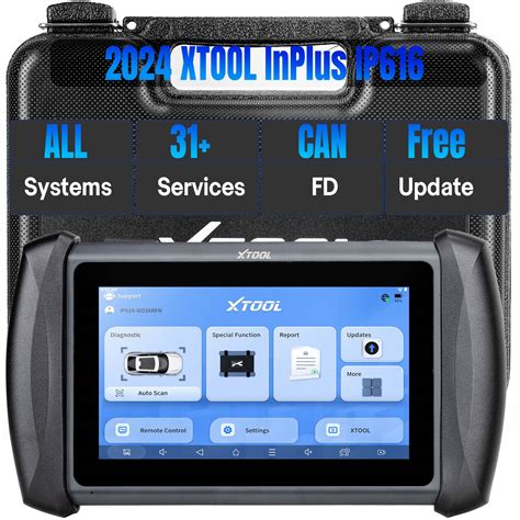 XTOOL InPlus IP Diagnostic Scan Tool With Service Functions Lifetime Update