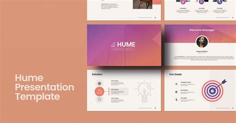 Шаблон презентации Hume Keynote Шаблоны презентаций Envato Elements