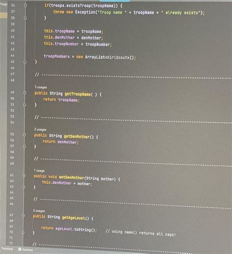 Solved How Do I Update My Code As Request By The UML Chart Chegg Com