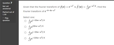 Solved Given That The Fourier Transform Of F X Ex Is Chegg