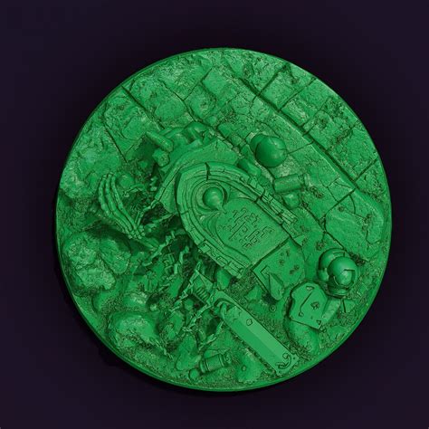 🪦 Cursed Graveyard Scenic Base Undead Crypt And Fallen Warrior Terrain