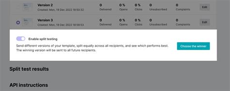 Split Testing Mailersend
