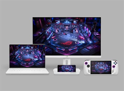 Asus Rog Strix Xg Acs W In Hz Ms K Wqhd Adaptive Sync Fast Ips Pivot Gaming Monit R