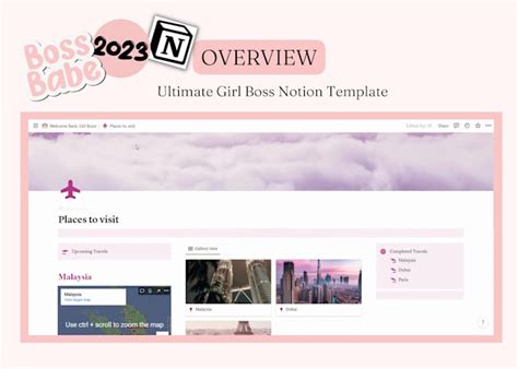 Design A Complete Girl Boss Notion Template For You By Templatesbykee