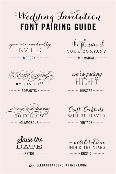 Elegant Fonts For Wedding 60 Photos