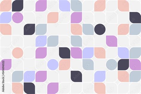 Abstract Mosaic Tracery Of Leaves Tileable Background Contour Leaves Shapes Seamless Patterns