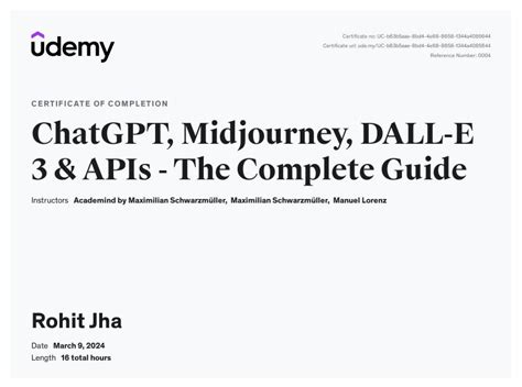 Rohit Jha On Linkedin Successfully Completed The Online Course On Chatgpt Applications