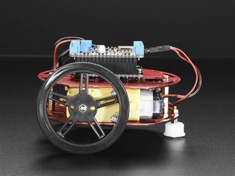 mini round robot chassis kit 2wd with dc motors australia