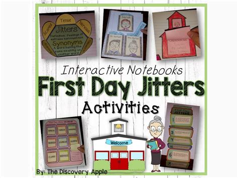 First Day Jitters Activities To Go Along With The Book Interactive