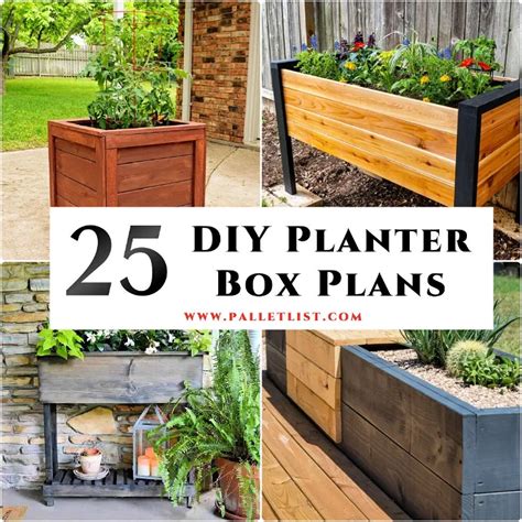 25 Diy Planter Box Plans