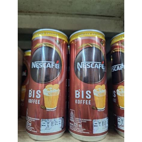 Jual Baru Nescafe Bis Koffee Kopi Coffee Biskuit Limited Edition Neskafe 220ml Biscuits Kaleng