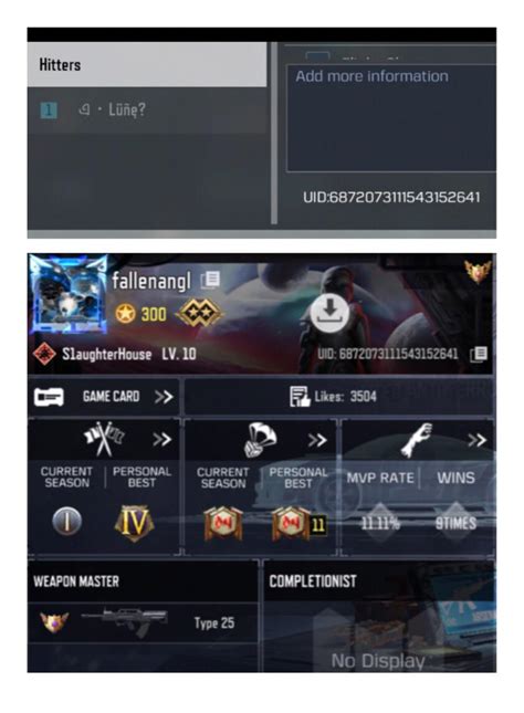 Cod Mobile User Id Uid Or Character Id Is A Unique Number Or Id