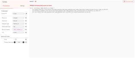 Cortex Binary Data Issues Questions N8n Community