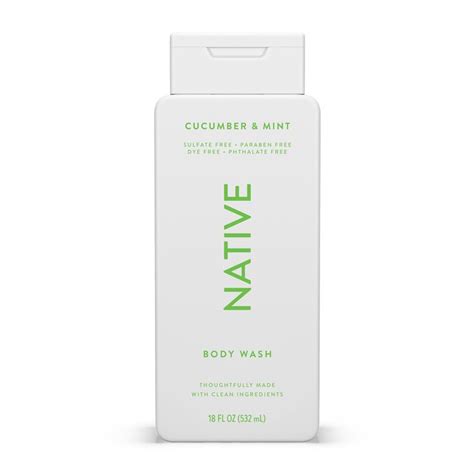 Native Body Wash Cucumber And Mint En 2024