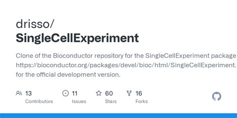 Github Drisso Singlecellexperiment Clone Of The Bioconductor Repository For The