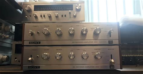 Infrequent Sound Sextex Technology Sony Sqa 200 Stereo Quadraphonic