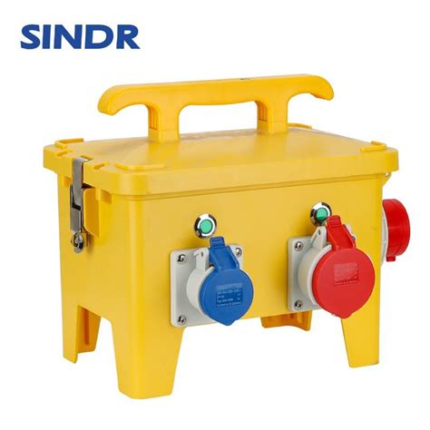 Ip67 Waterproof Portable Combined Industrial Socket Electrical Power Distribution Box Power