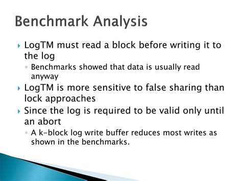 Ppt Logtm Log Based Transactional Memory Powerpoint Presentation