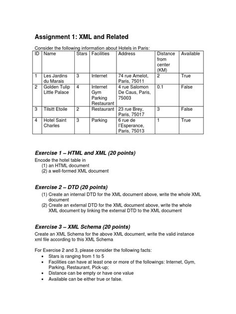 Assignment 1 Pdf Pdf Xslt Xml