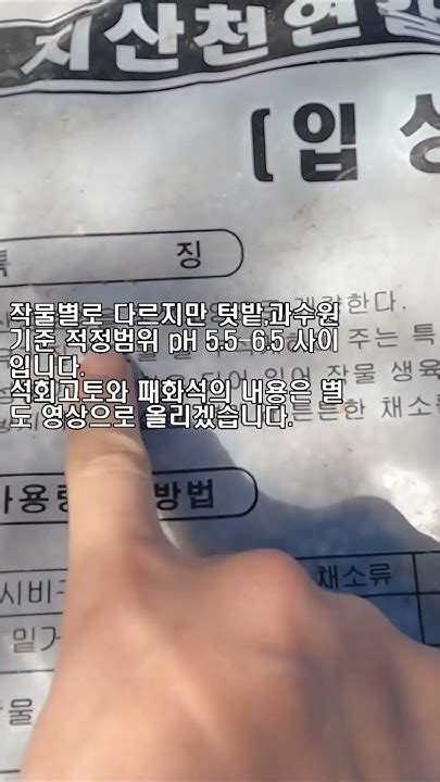 2월 3월에 텃밭에서 미리 할일 6가지 산성 토양개량하기 Youtube